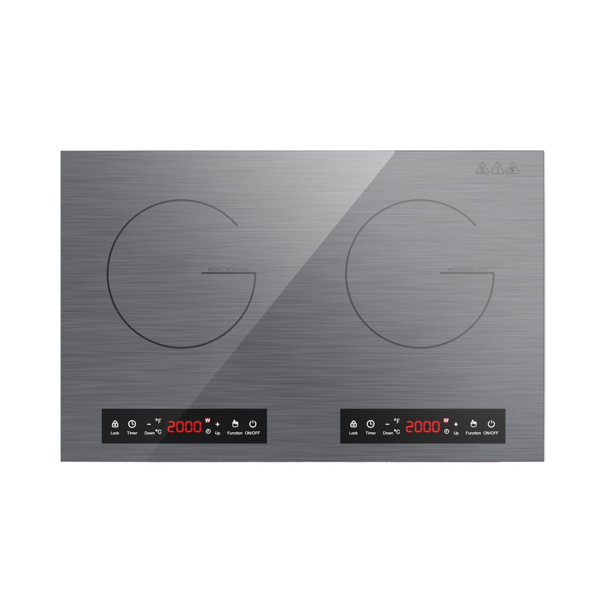 Two Burner Induction Cooktop 24 Inch 4000W – VBGK