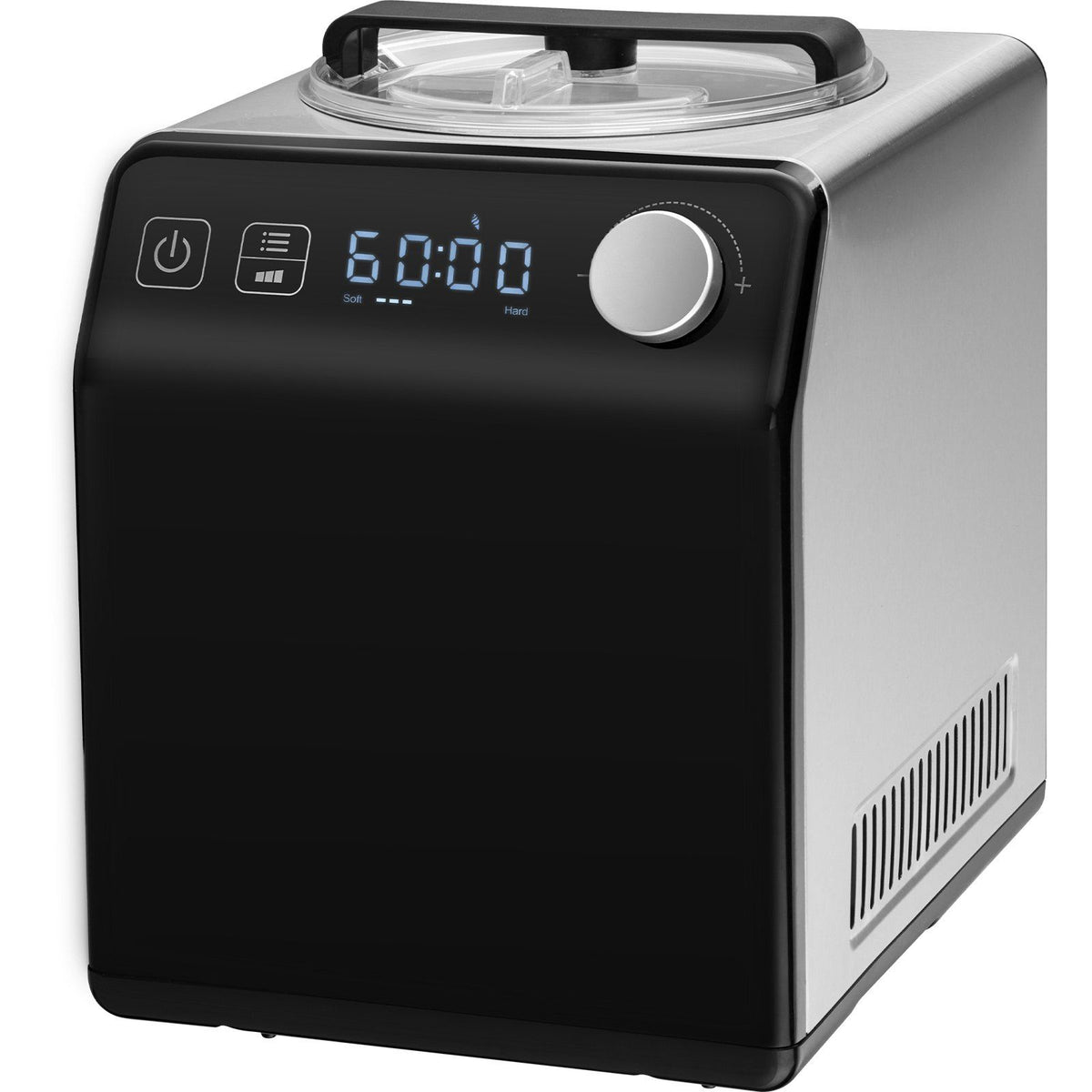 VEVOR Upright Automatic Ice Cream Maker with Built-in Compressor, 2 Qu ...